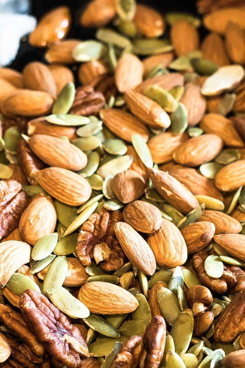 Chai Spiced Mixed Nuts (EASY + LOW CARB) 🥜 - Cast Iron Keto