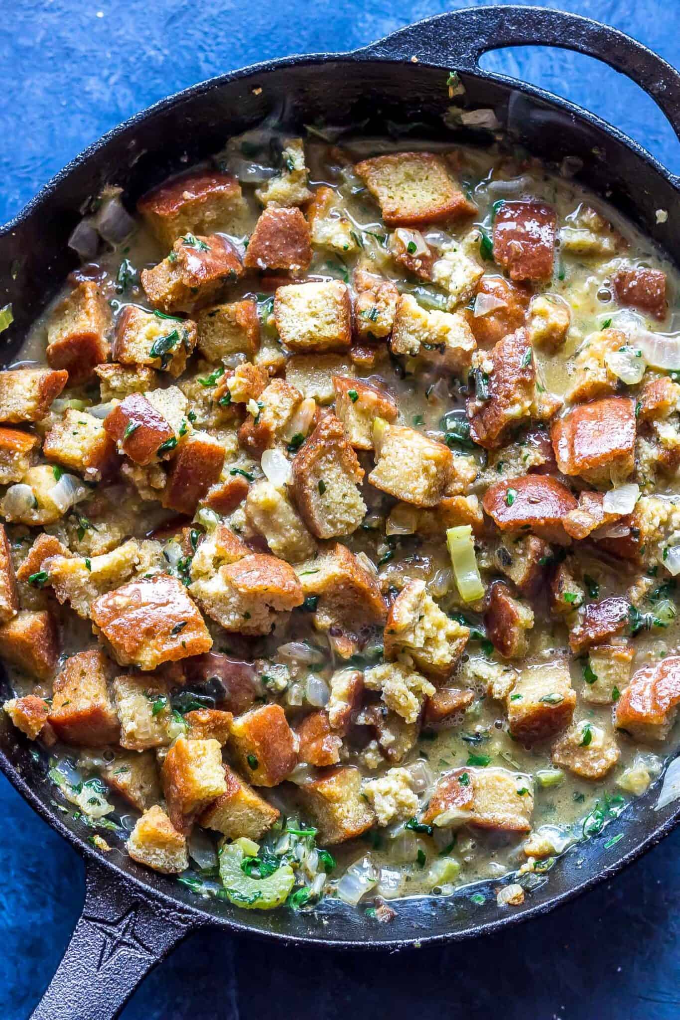 Keto Stuffing Recipe - Cast Iron Keto