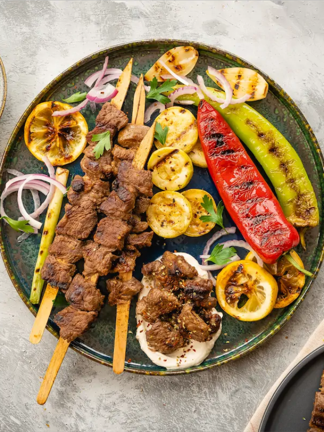 Lamb Shish Kebab - Cast Iron Keto